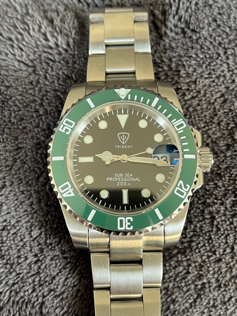 Trident Subsea 200 Starbucks Diver Seiko NH35 Powered - Etsy