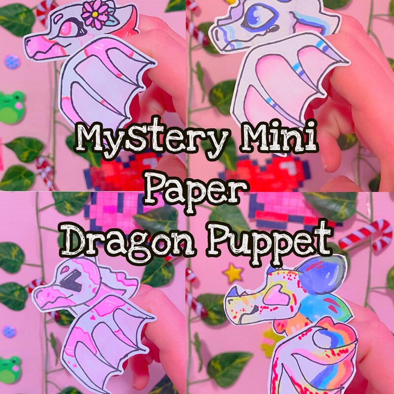 Dragon Puppet Paper - Etsy