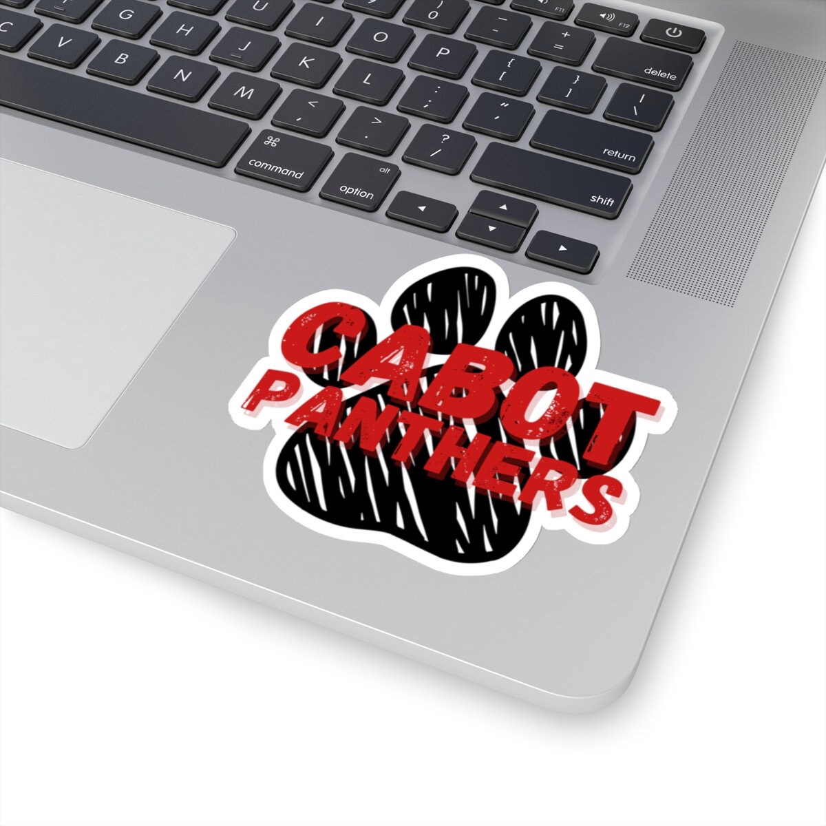 Black Cabot Panther Paw Sticker - Etsy