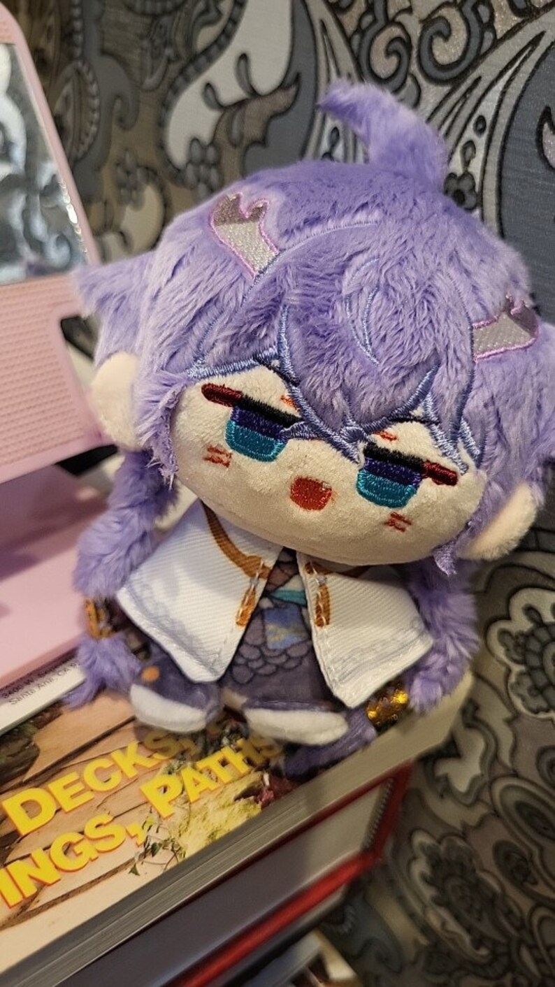 Anime Genshin Impact Furina and Honkai Baila Plush Dolls - Etsy