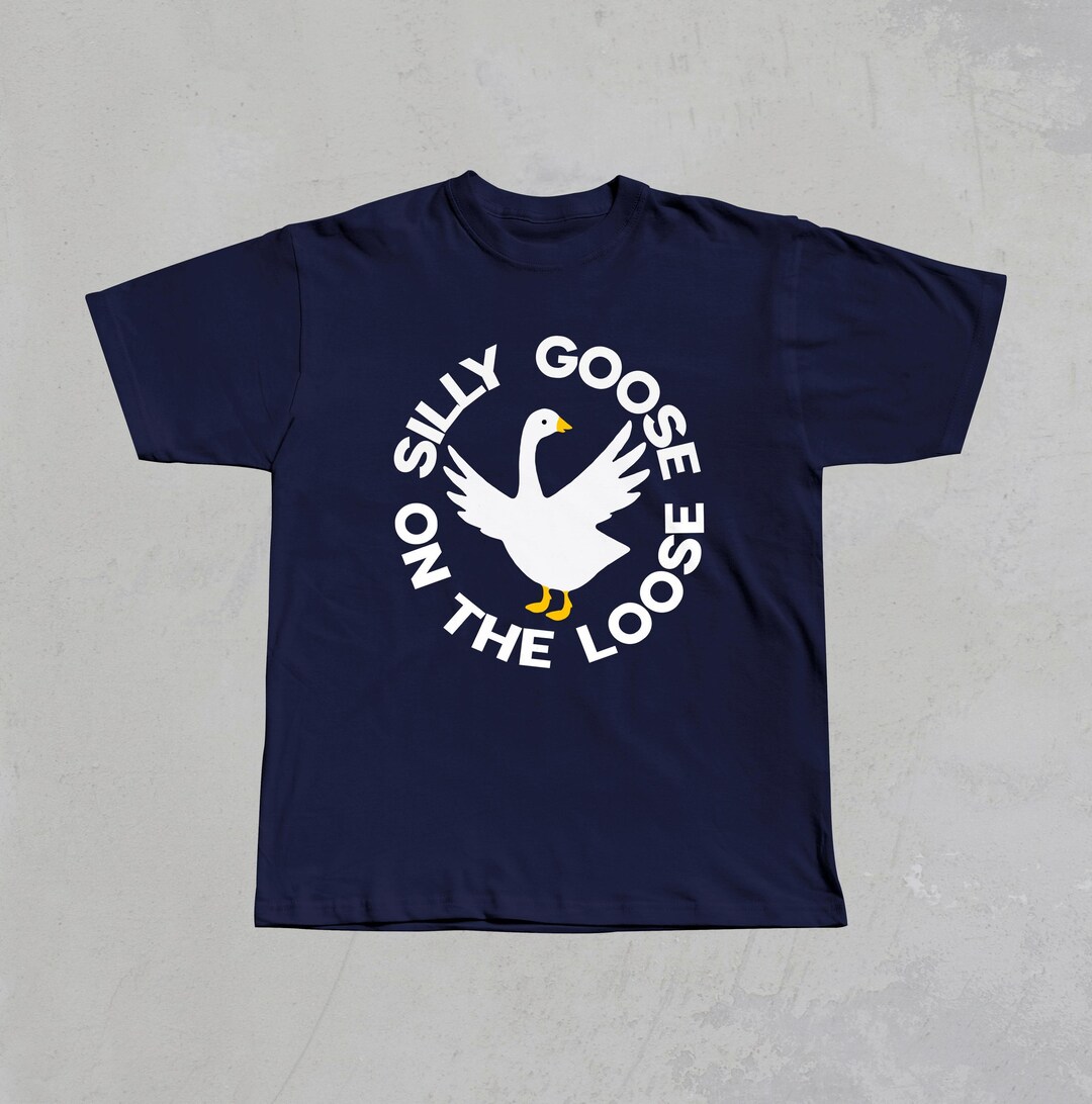 Silly Goose Meme Shirt - Playful Viral Animal Graphic Tee - Etsy