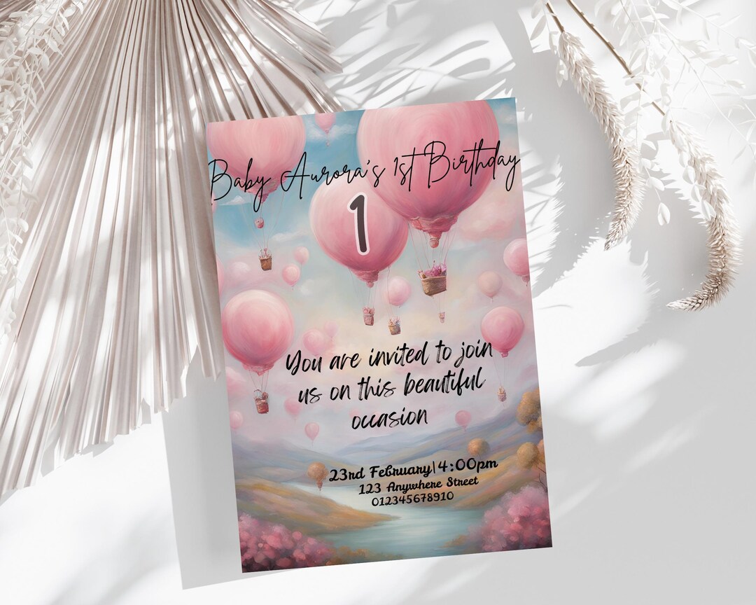 Baby Party Invitation Template - Etsy