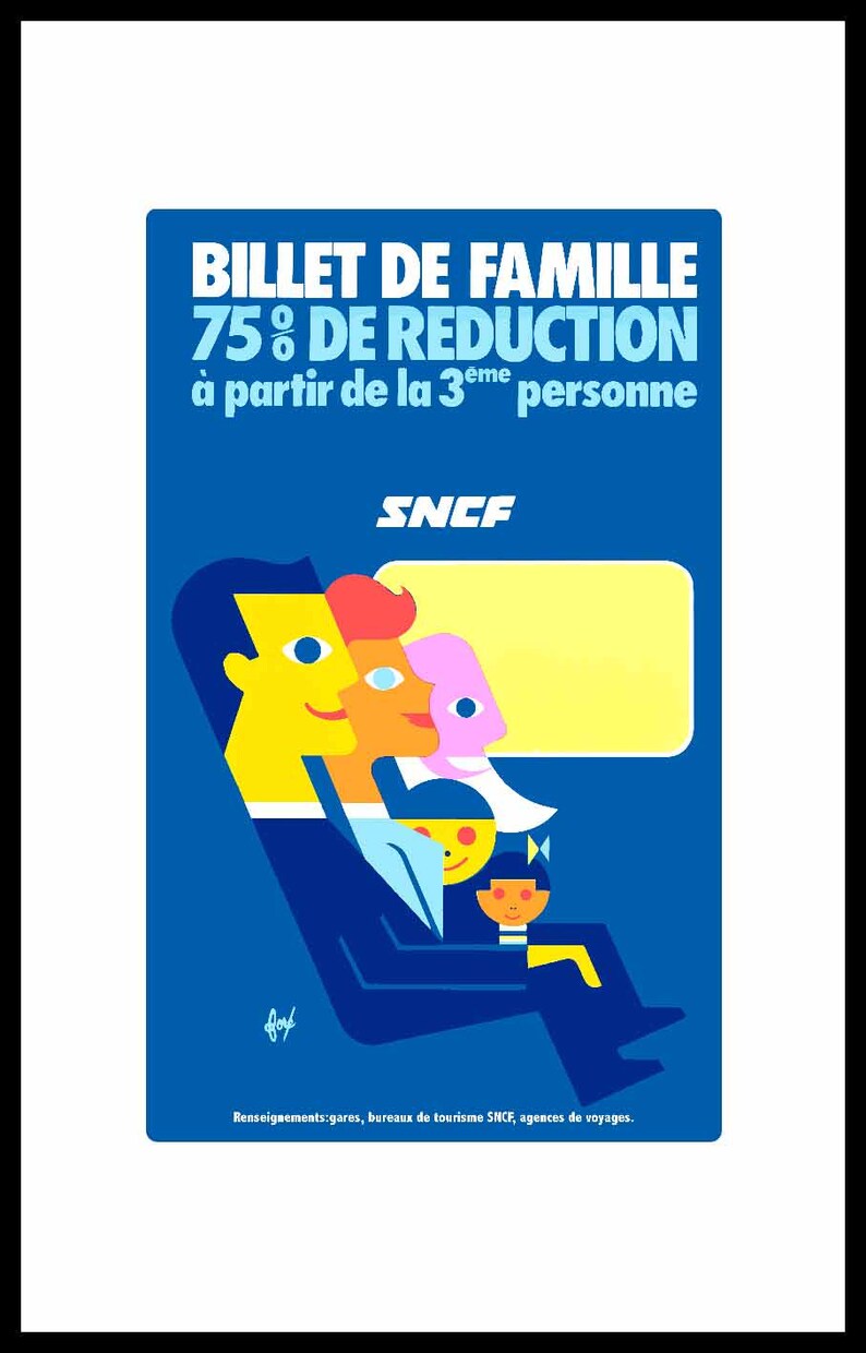 Poster Train Sncf Tgv Railway Rail - Etsy