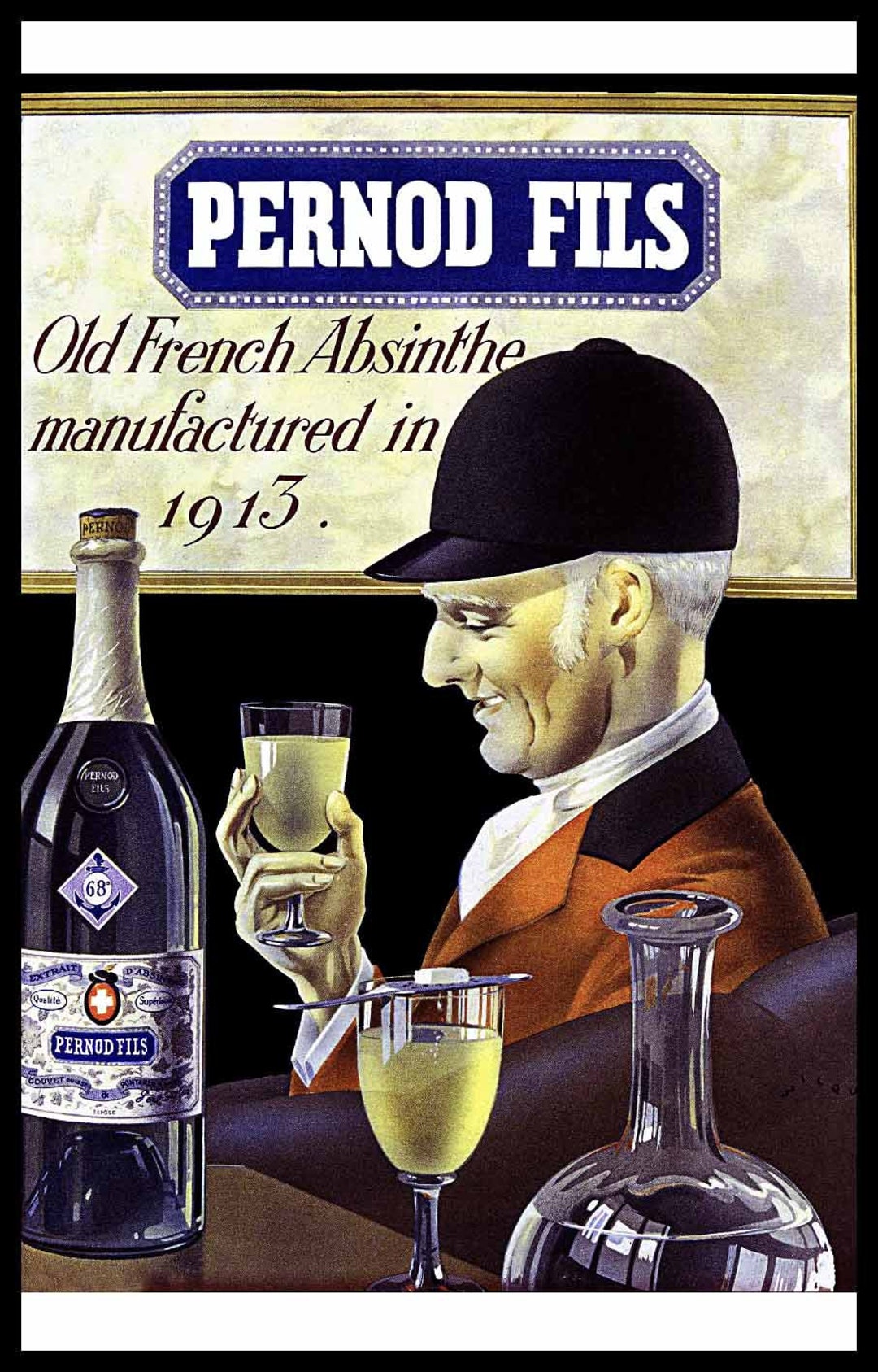 Poster Poster Pernod - Etsy