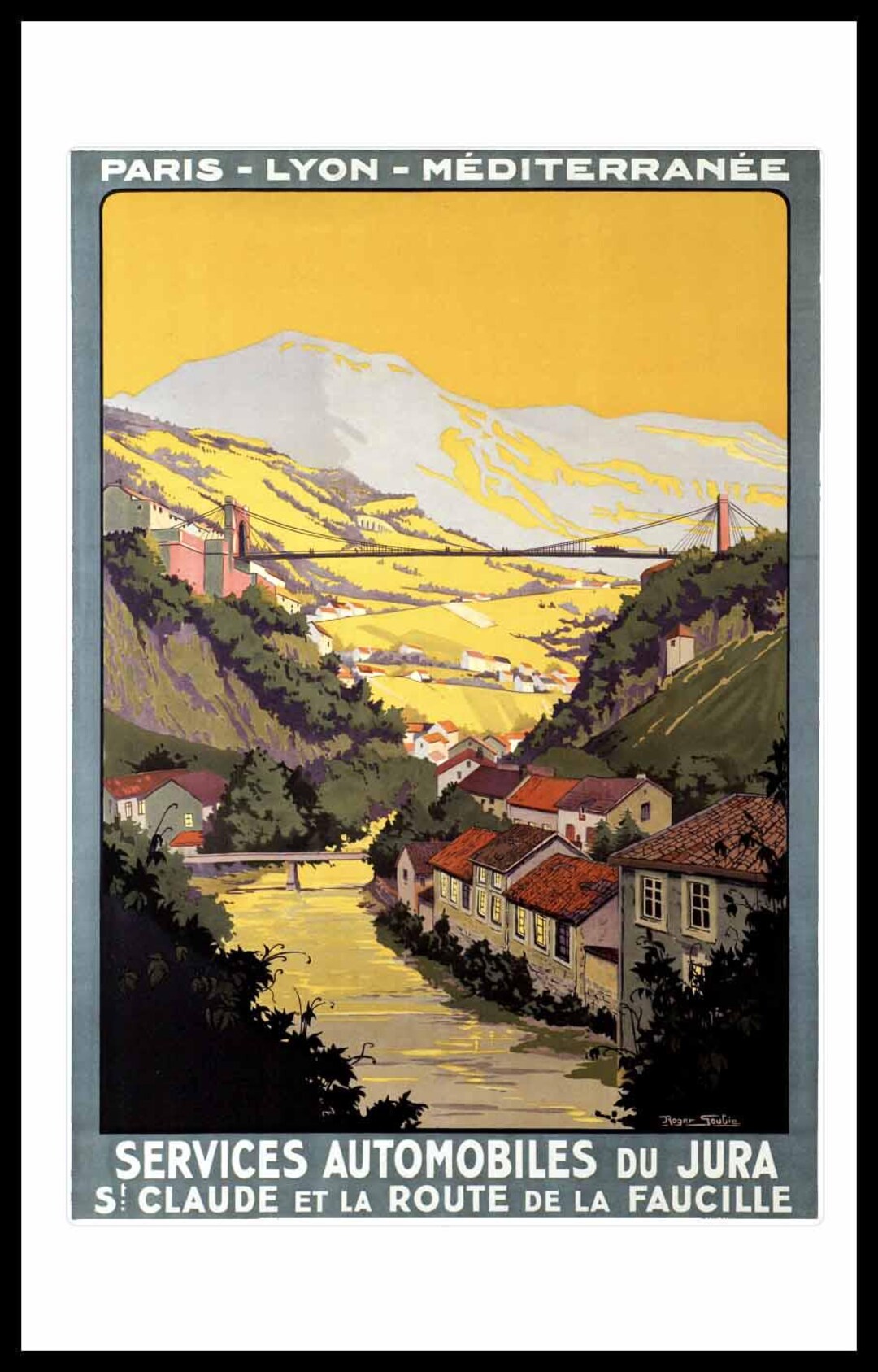 Poster Poster France Jura - Etsy
