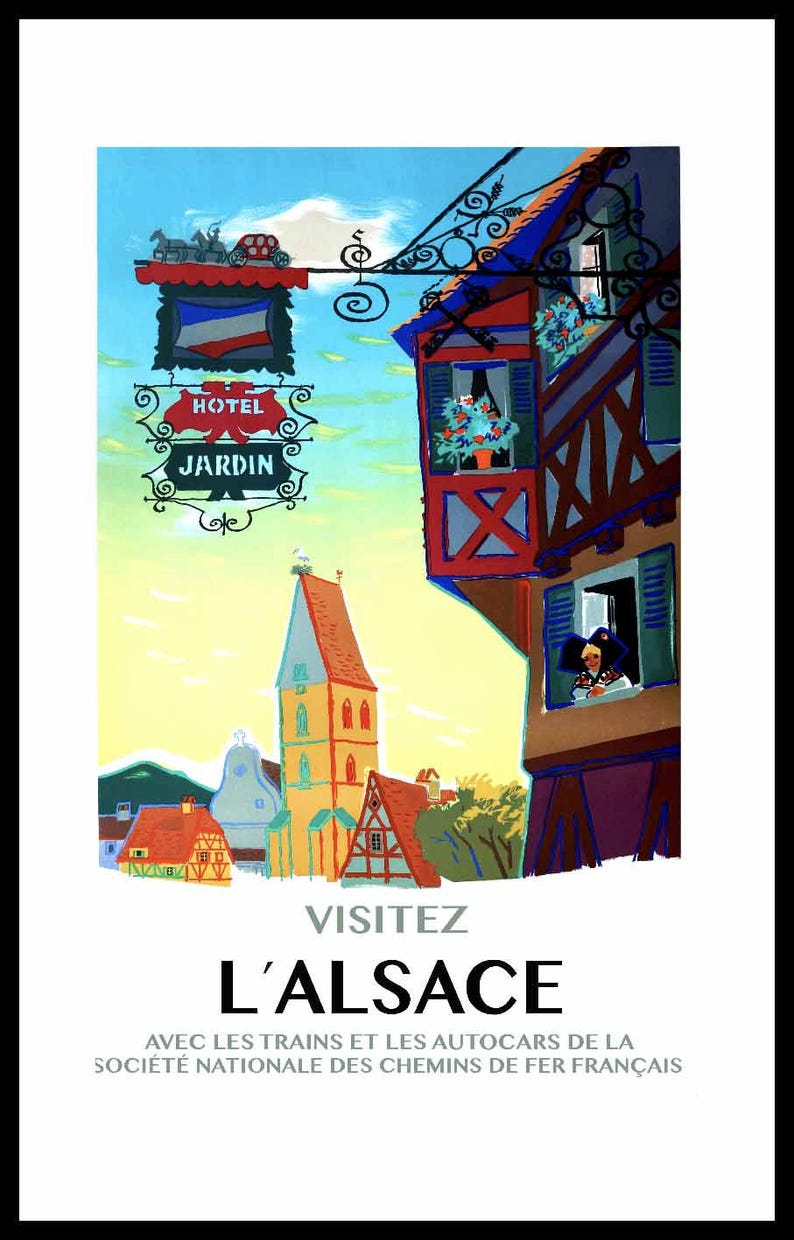 Poster Poster Good Alsace Wine - Etsy
