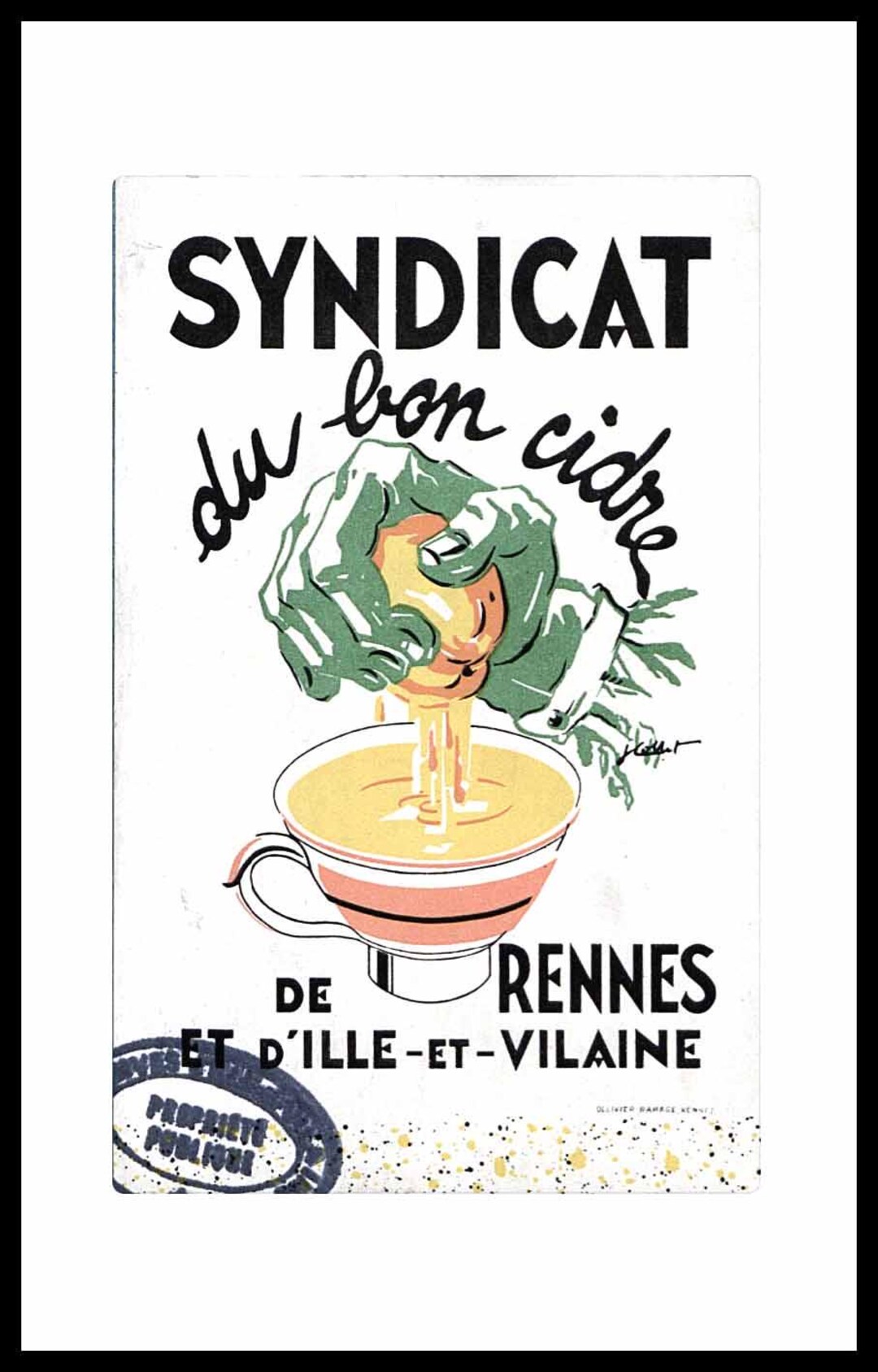 Poster Cider Poster - Etsy