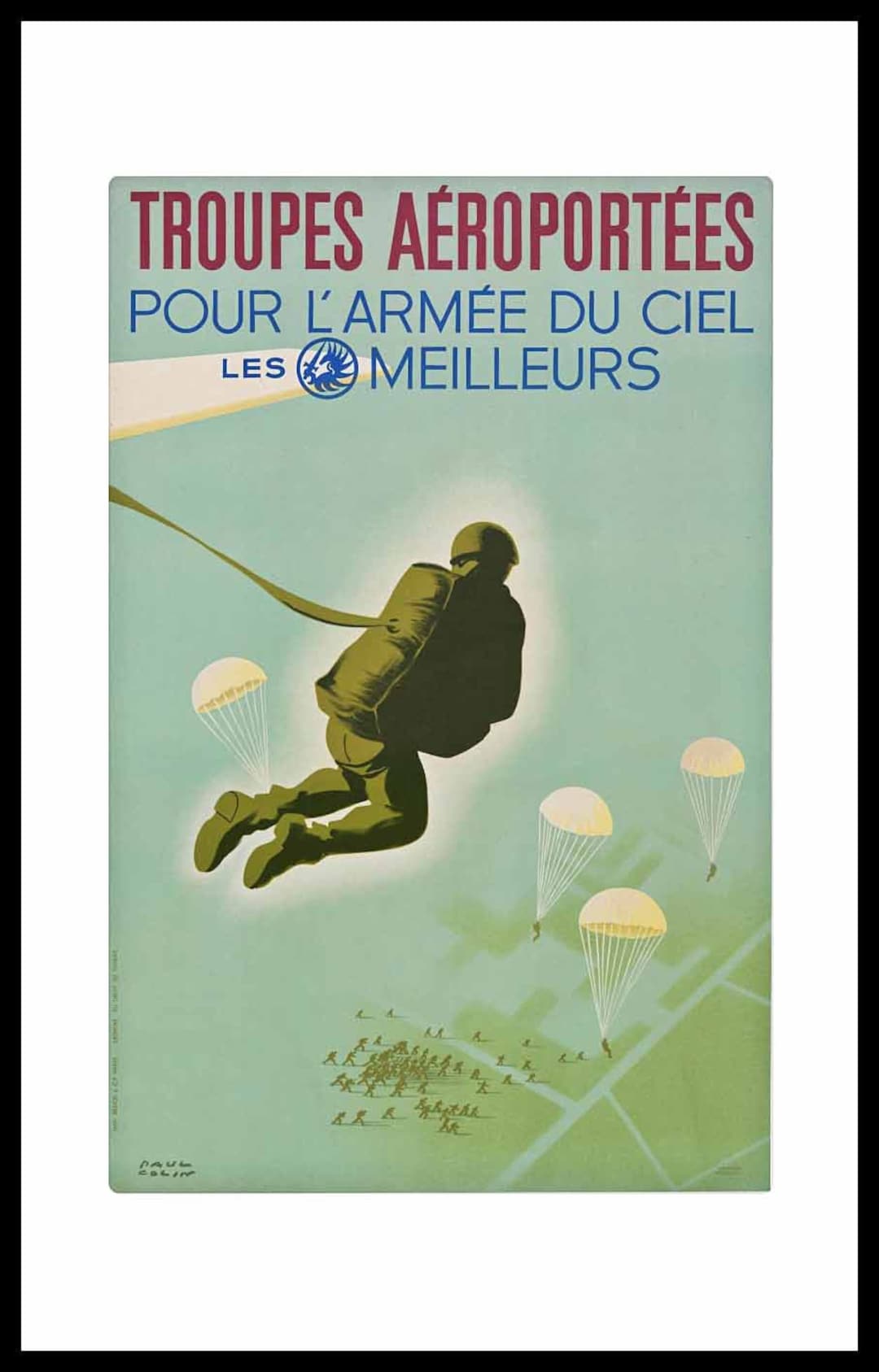 Poster Parachutists Airborne Troops - Etsy