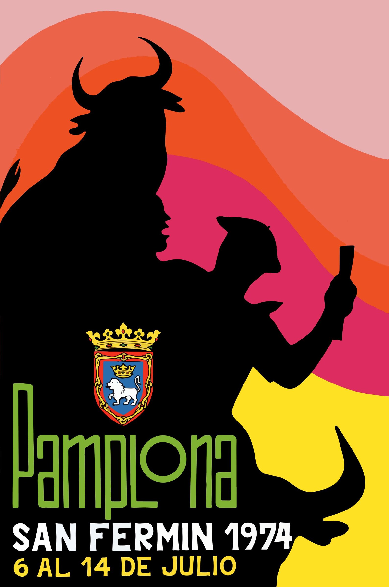 Poster Bullfight Toros Bullfight San Fermin 1961 Pamplona - Etsy