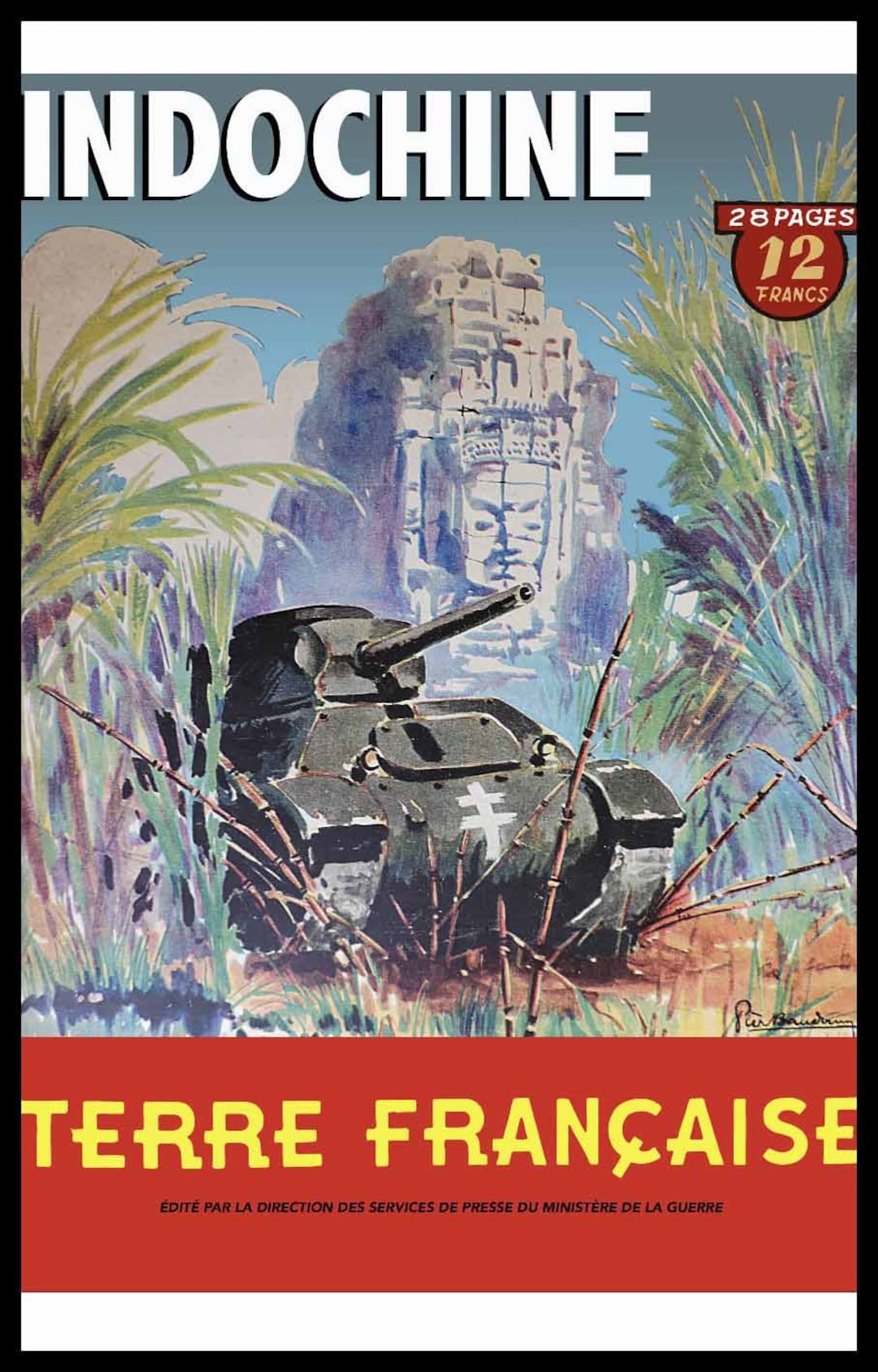 Poster Poster Indochina French Land - Etsy UK