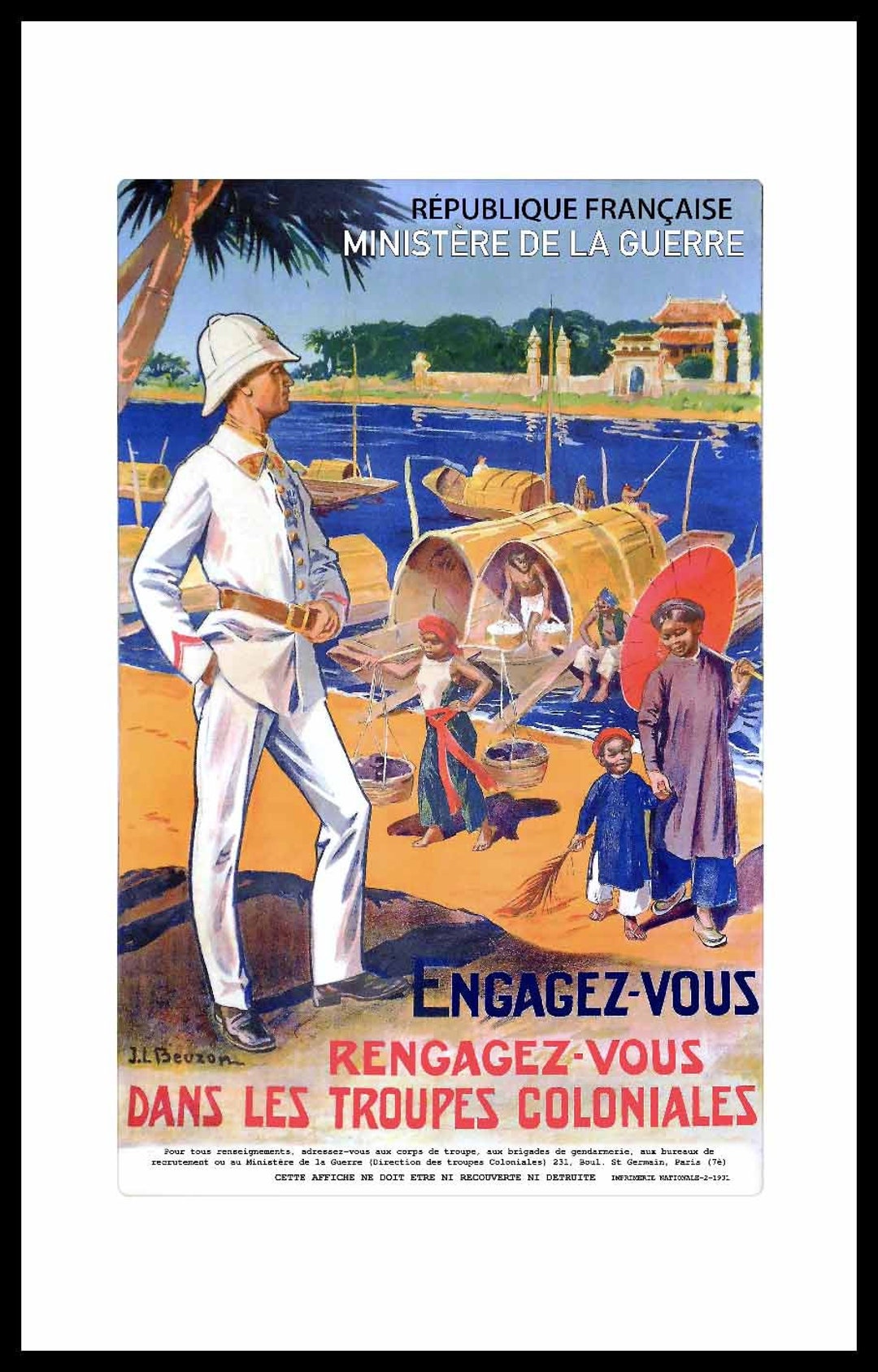 Poster Colonial Troops Poster - Etsy
