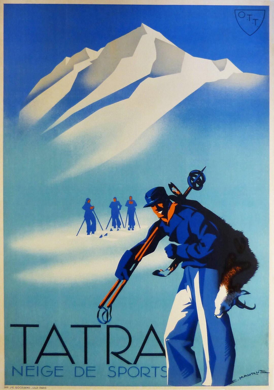 Poster Poster Slovenia Czechoslovakia - Etsy