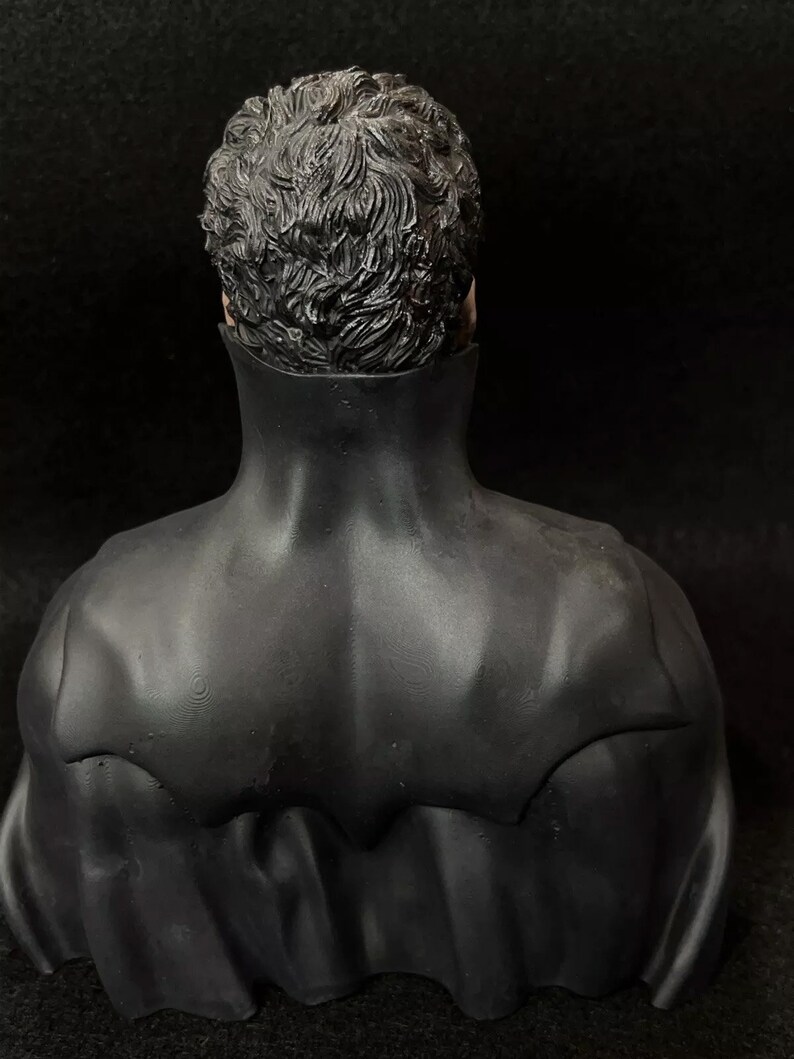 BATMAN RETURNS Statue Hyper-realistic Painted Bust of Michael Keaton - Etsy