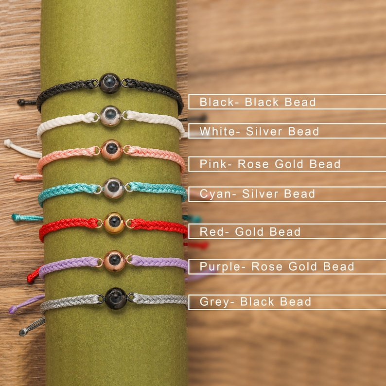 Photo Projection Bracelet Custom Projection Photo Bracelets Handmade ...