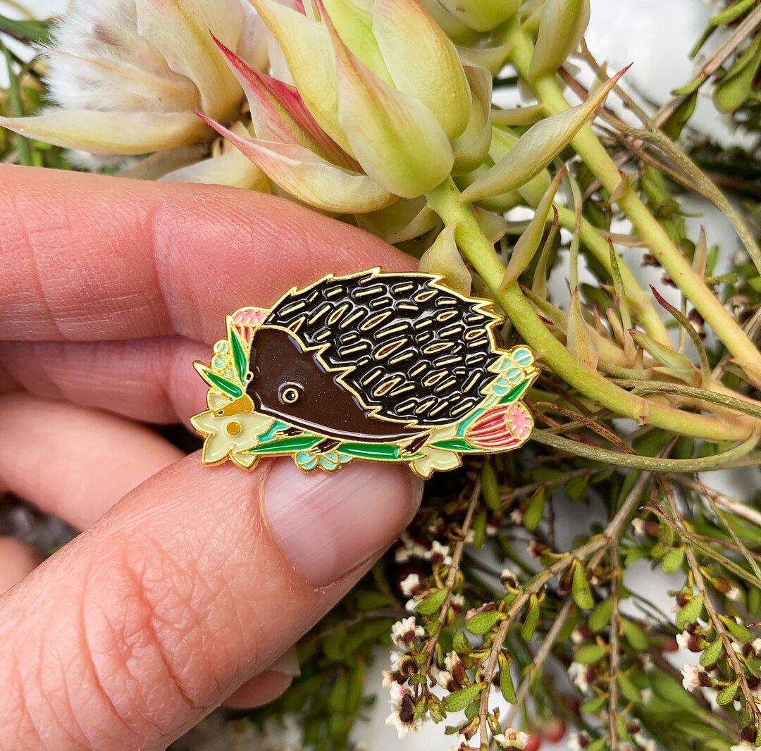 Echidna - Enamel Pin, Designed by Jess Racklyeft *limited Edition* - Etsy