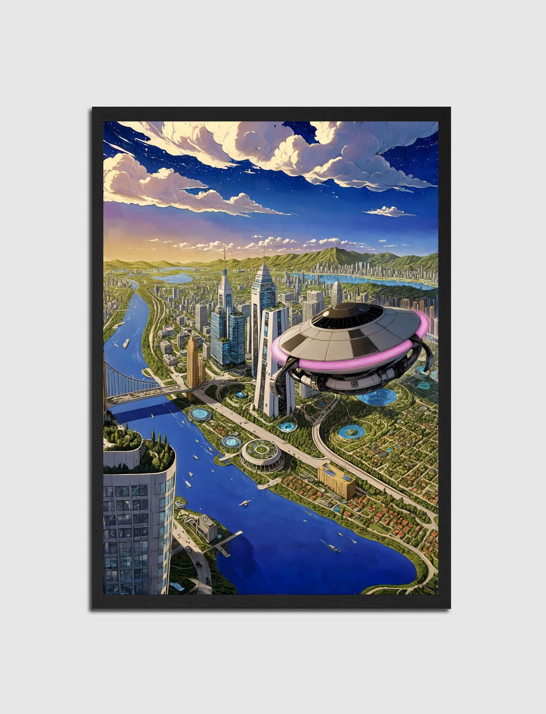 Maxis Sim City Poster, EA, Art, Bedroom, Lounge, Wall Art, Home Decor ...