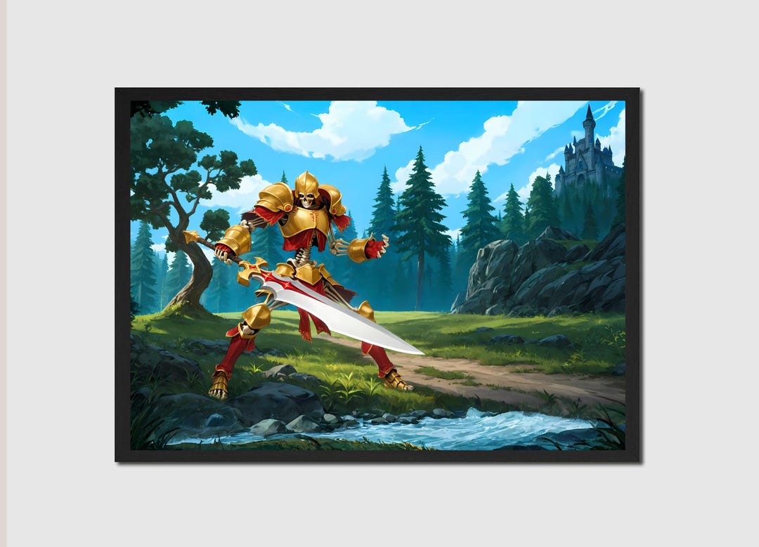 Undead Hero, Guardian Heroes Poster, Japanese Anime Print, Art, Bedroom ...