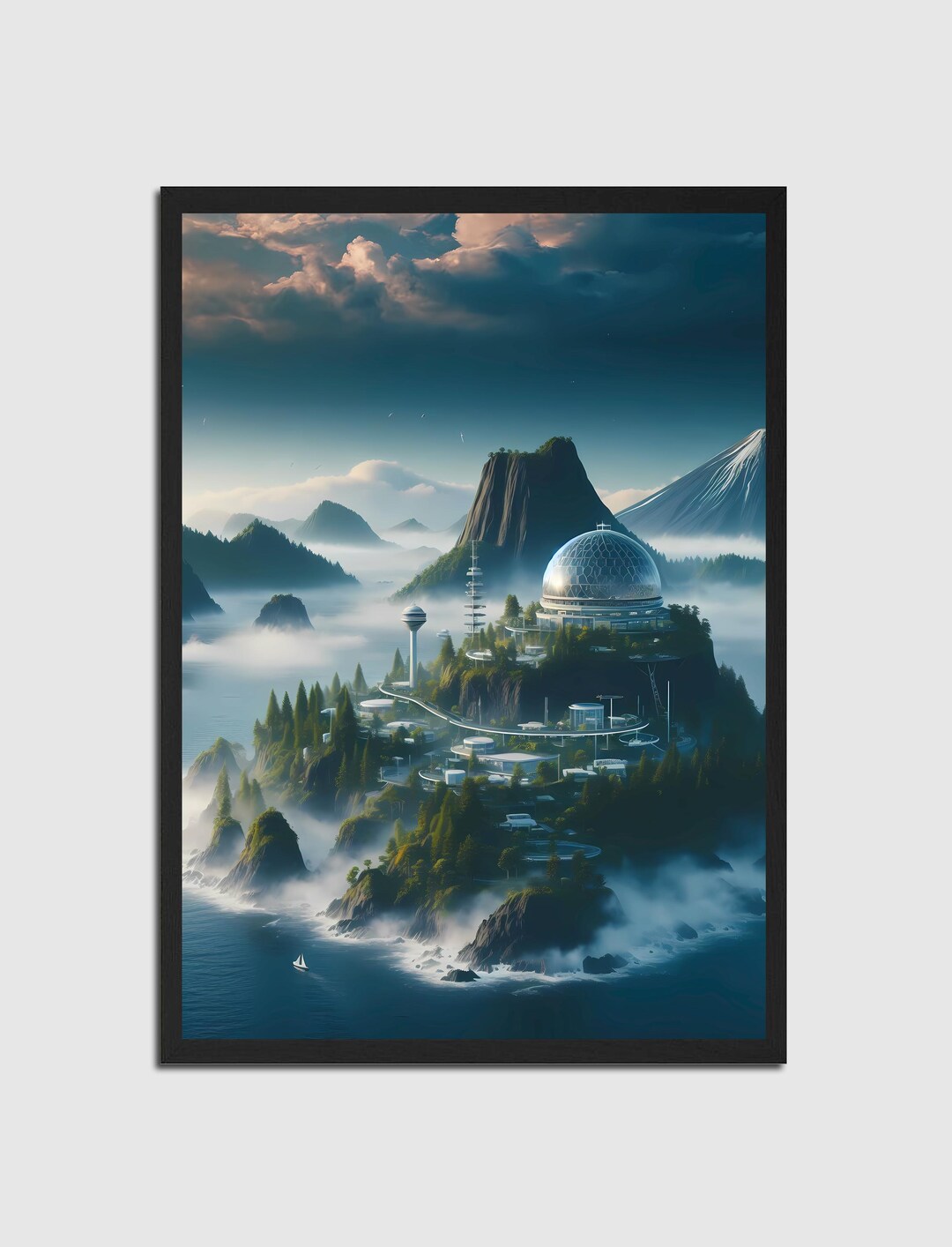 Myst Gaming Design Poster, Retro, Adventure, PC, Art, Bedroom, Lounge ...