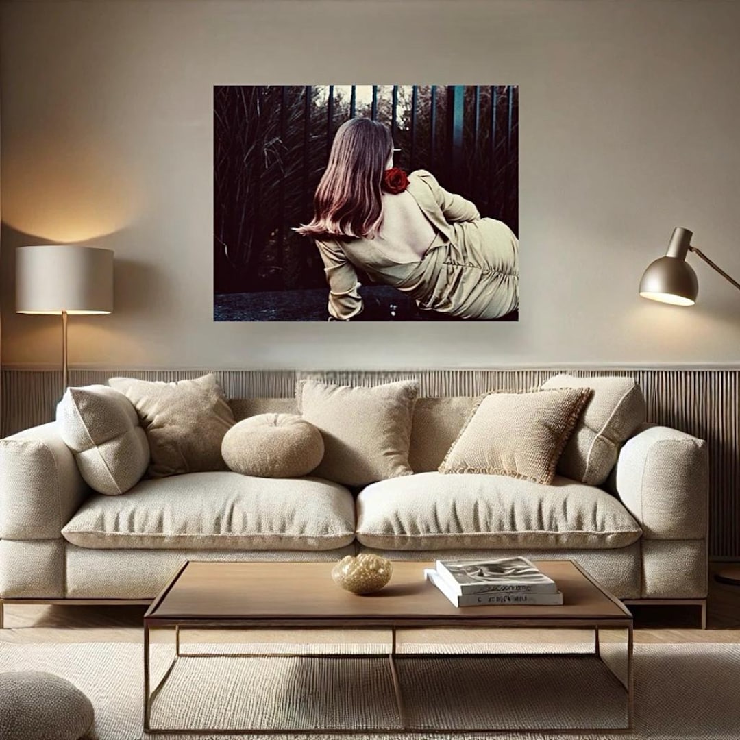 Female Wall Art Print, Woman Poster, Female Figure Line Art, Bedroom ...