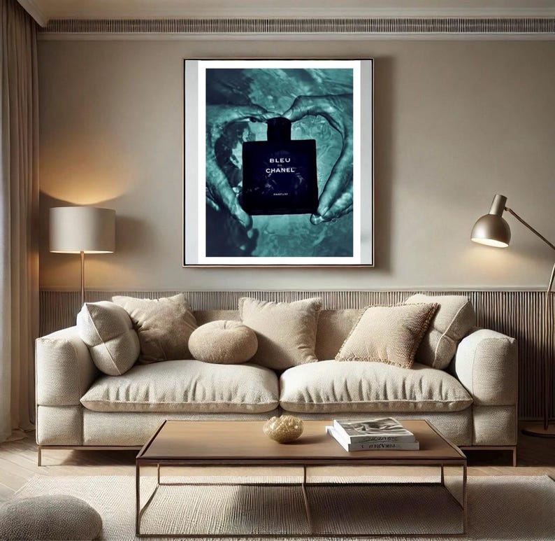 Chanel Wall Art Poster, CHANEL Wall Art Print,fashion Poster Fashion ...