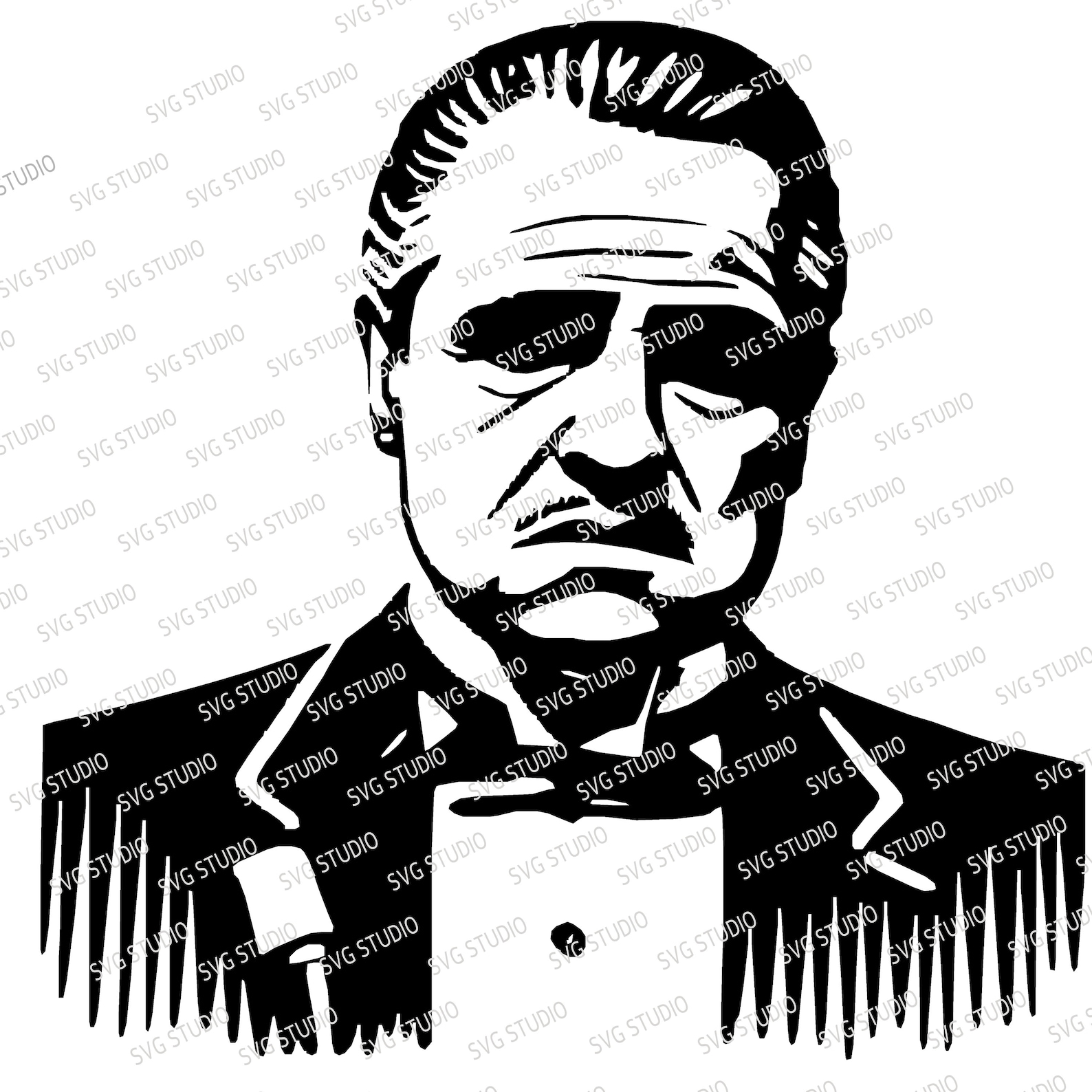 El Padrino Don Vito Corleone the Godfather SVG, Clipart, Silhouette ...