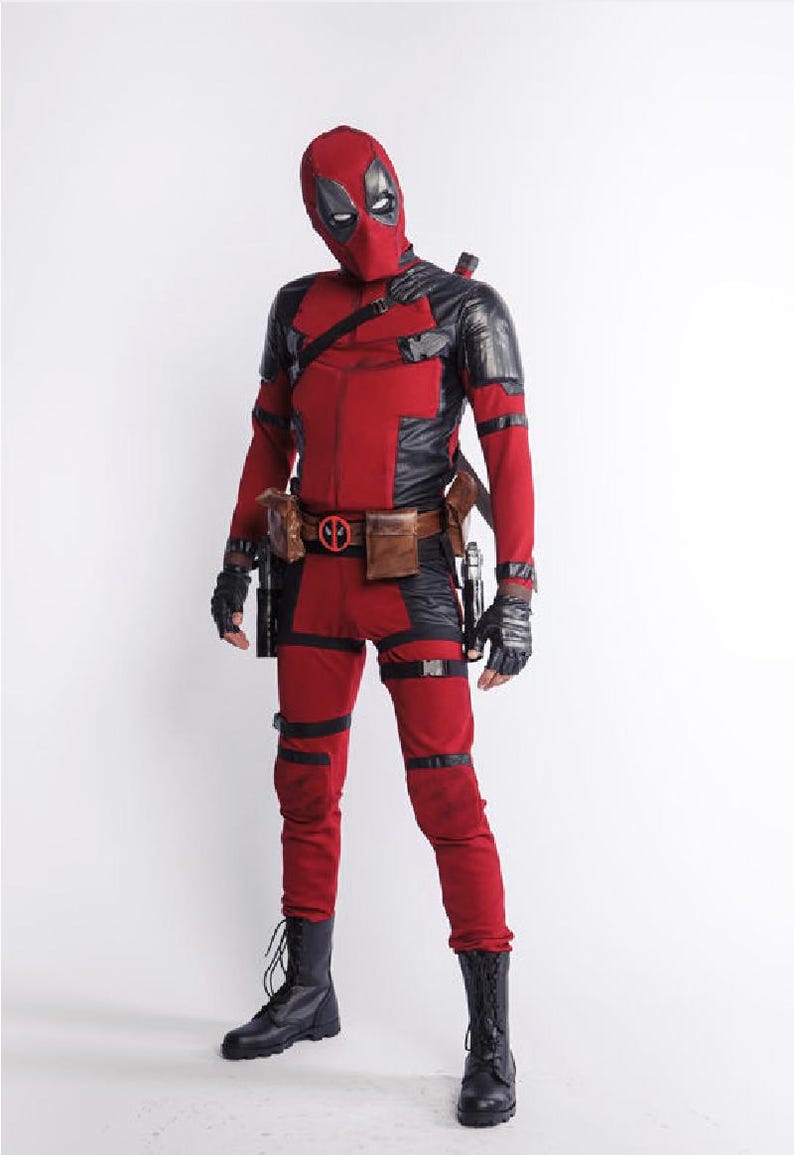 Traje de Deadpool Cosplay, traje hecho a mano - Etsy México