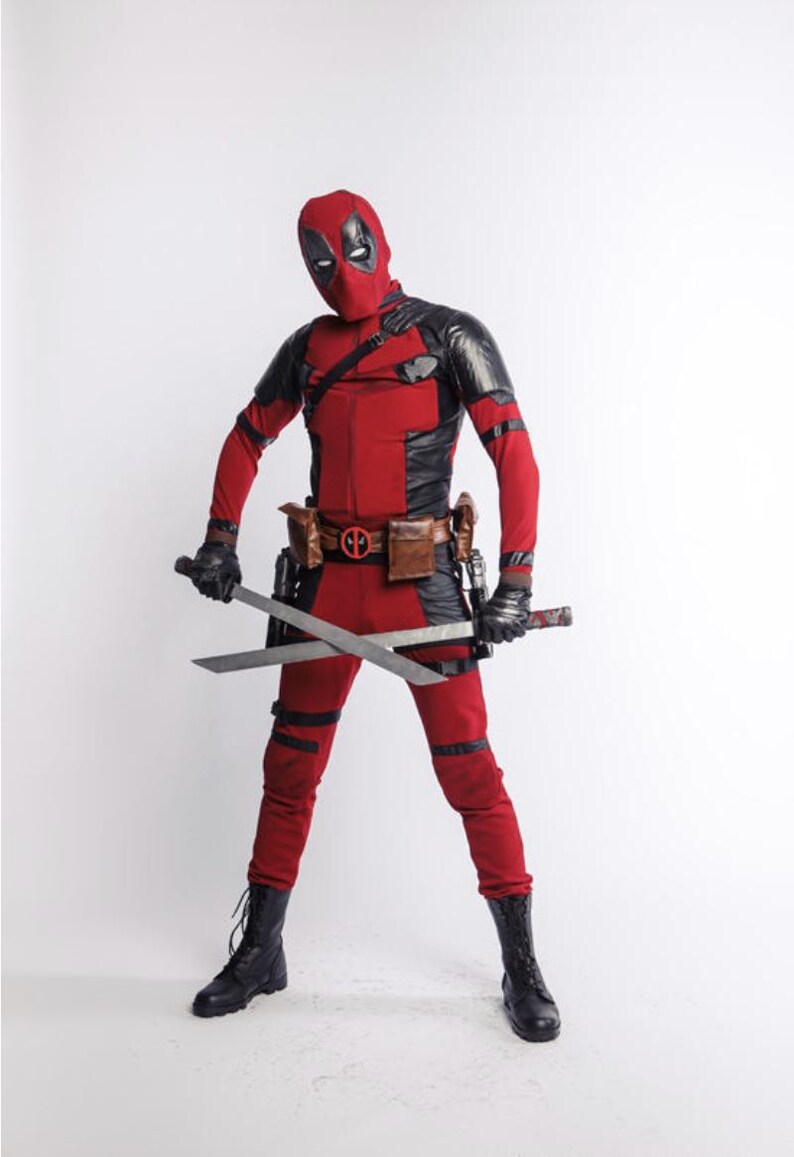 Traje de Deadpool Cosplay, traje hecho a mano - Etsy México