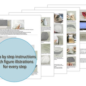 Pattern; Tutorial of Double Brims Hat; Step by Step PDF Instruction and ...