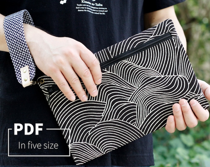Pattern; Triangular Coin Purse / Tutorial for Coin Card Purse / Purse ...