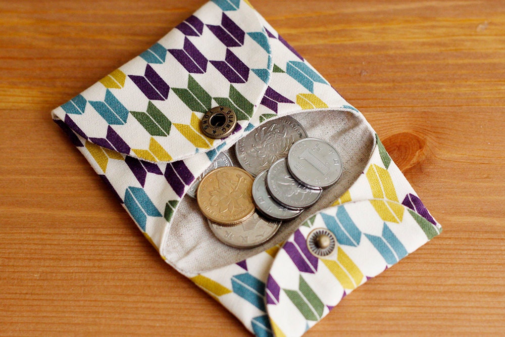 Pattern; Square Coin Purse/tutorials/pdf/patterns/small Bag - Etsy