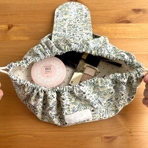 Pattern; PDF Tutorial of Round Cosmetic Bag; Step-by-step Instruction ...