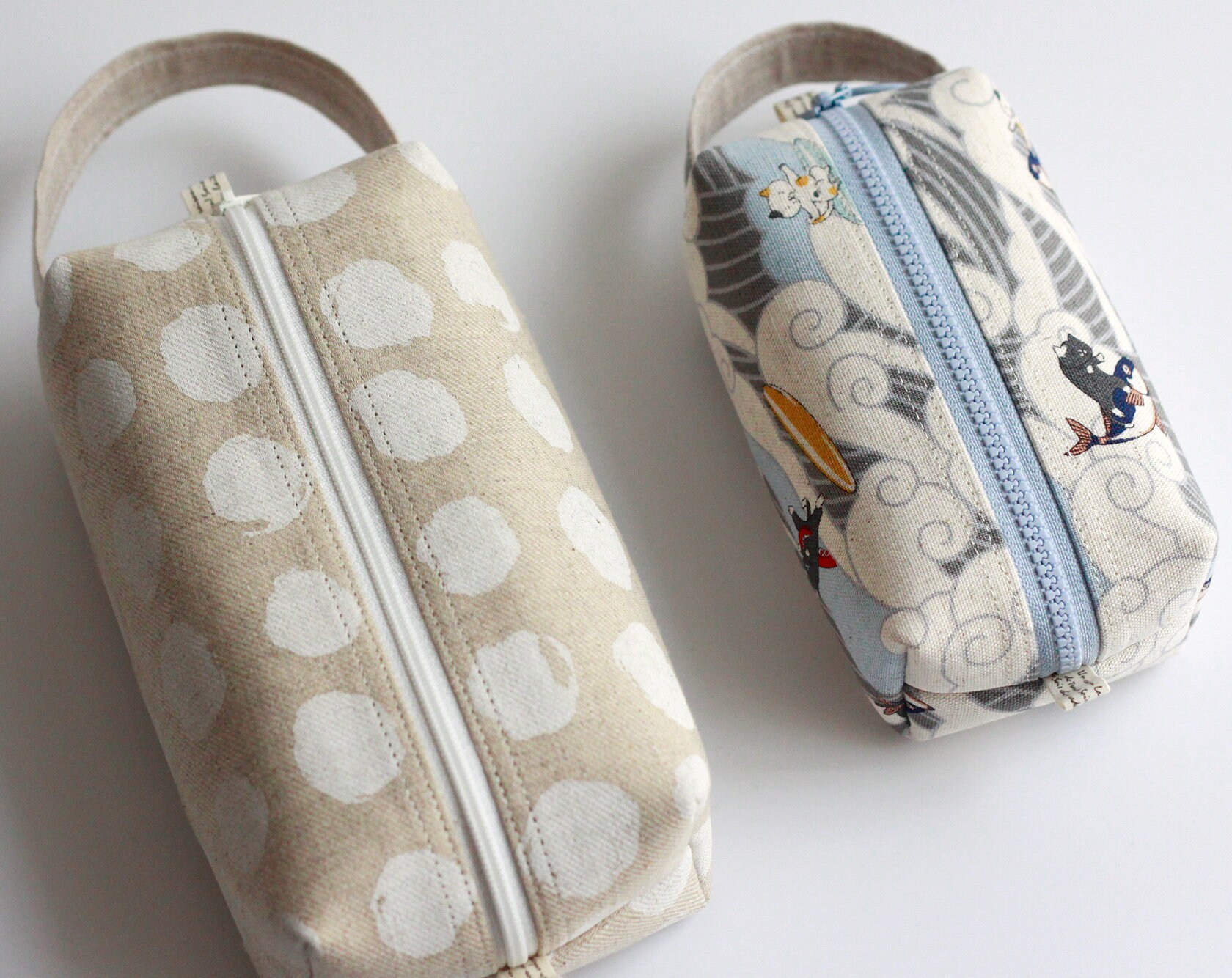 Pattern PDF Tutorial of Zip Bag With a Handle Step-by-step | Etsy