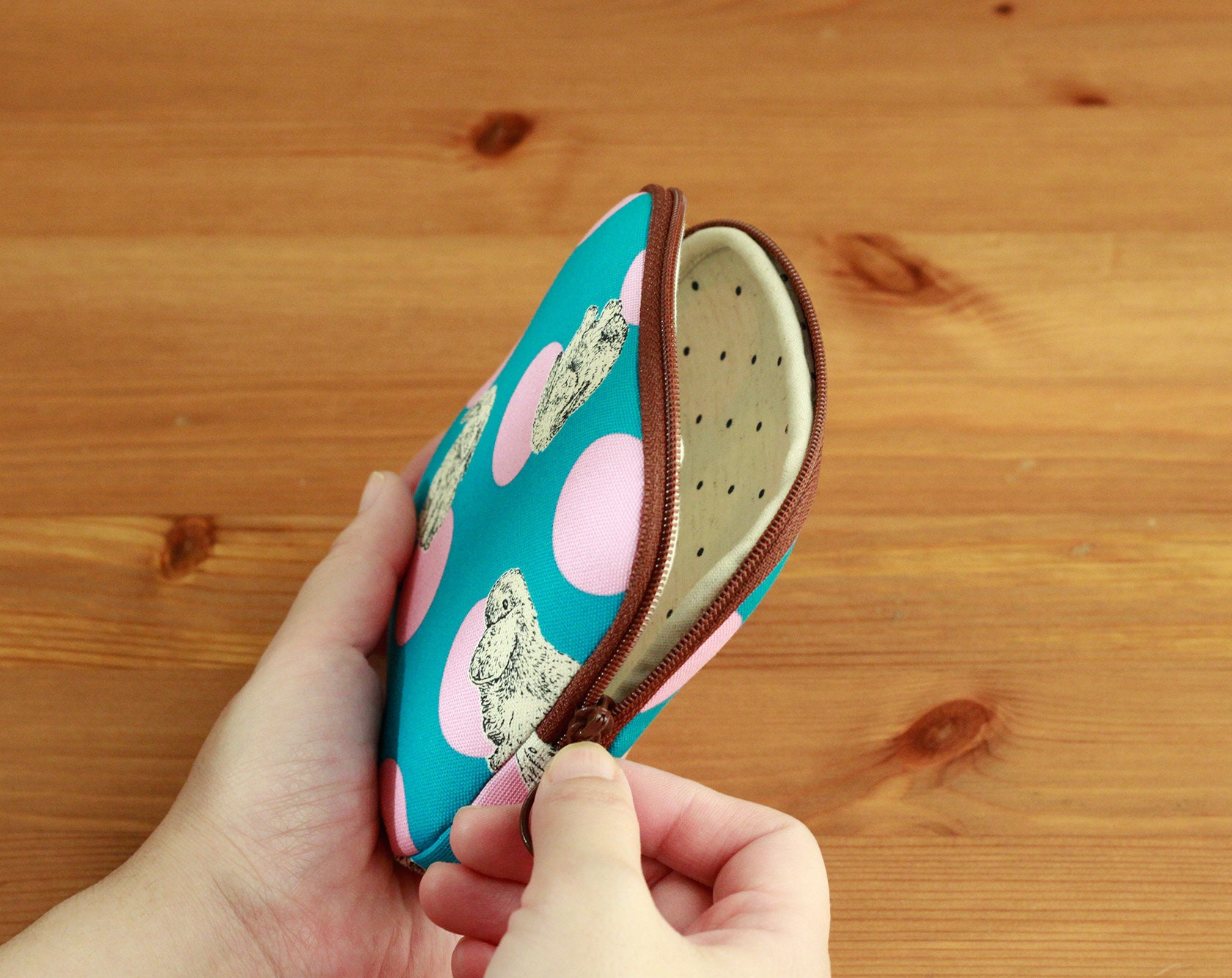 Pattern; PDF Tutorial of Small Square Zipper Purse; Step-by-step ...
