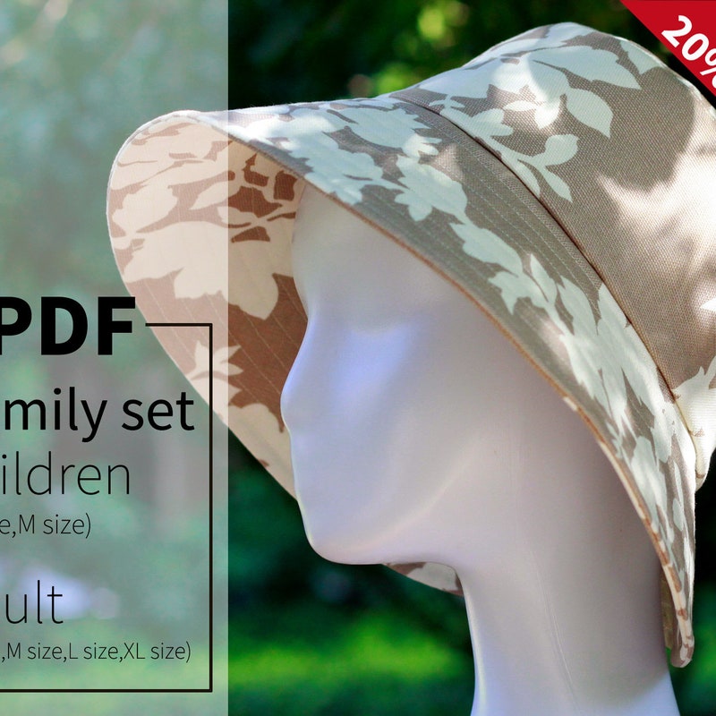 Pdf Hat Pattern Etsy