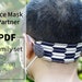Pattern; Face Mask Head Strap Sewing Pattern; Very Easy to Make ...