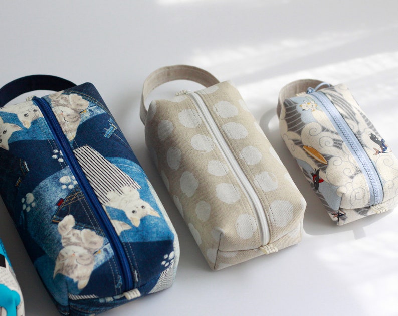 Pattern PDF Tutorial of Zip Bag With a Handle Step-by-step | Etsy