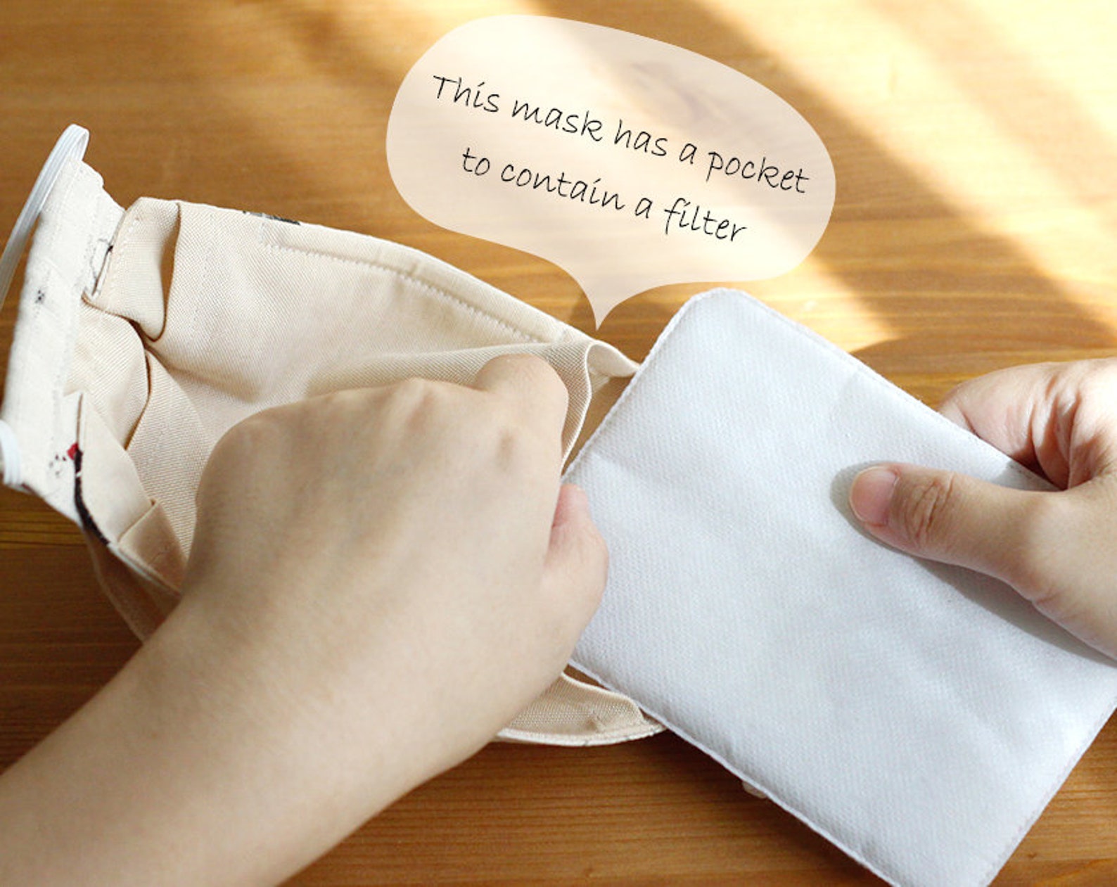 PDF Pattern Tutorial of 4 Types of Face Masks With Filter Pocket and ...