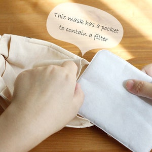 PDF Pattern; Tutorial of 4 Types of Face Masks With Filter Pocket and ...