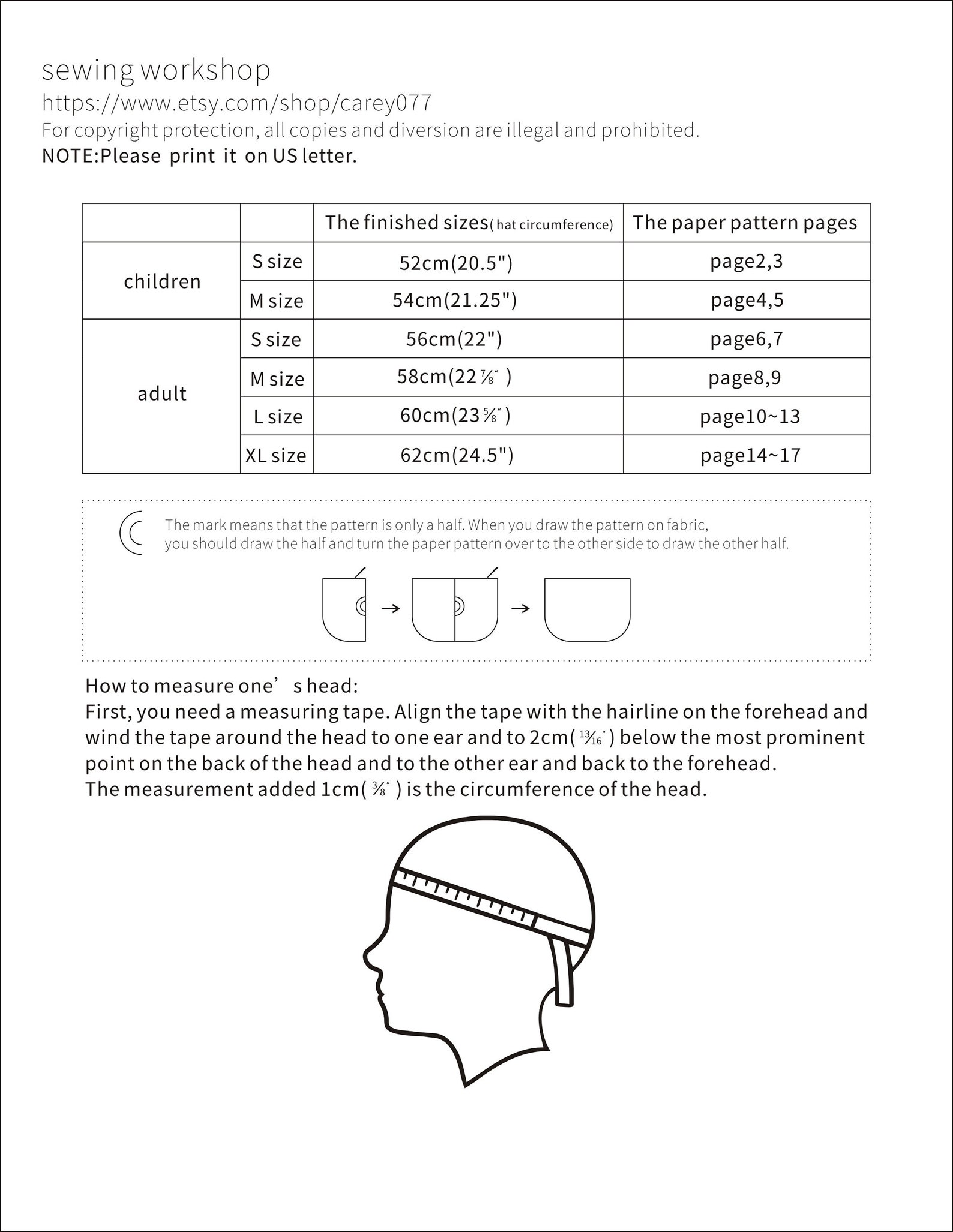 Pattern Tutorial of Flat Cap Step by Step PDF Instruction - Etsy