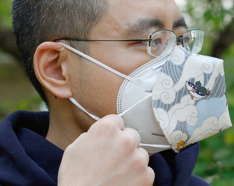 Pattern Tutorial3d Face Mask Cover With Head or Ear - Etsy