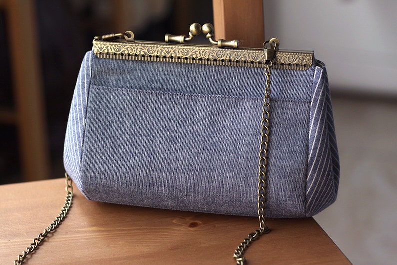 Pattern; 6 Inch Clutch Purse / Step by Step Instruction/ Elk Clutch ...
