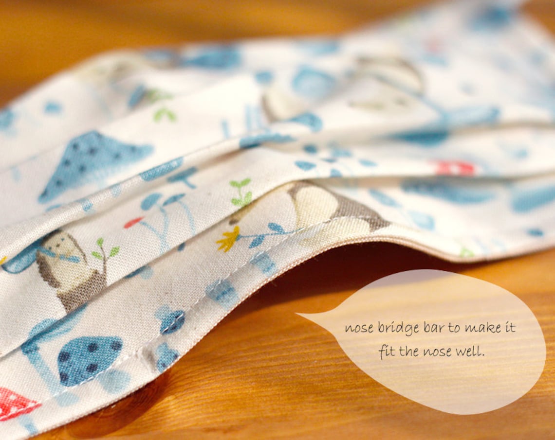 Pattern Tutorial of Face Mask With Filter Pocket Step by - Etsy