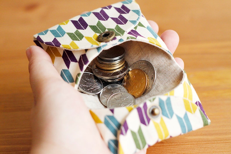 Pattern; Square Coin Purse/tutorials/pdf/patterns/small Bag - Etsy