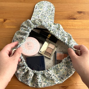 Pattern; PDF Tutorial of Round Cosmetic Bag; Step-by-step Instruction ...