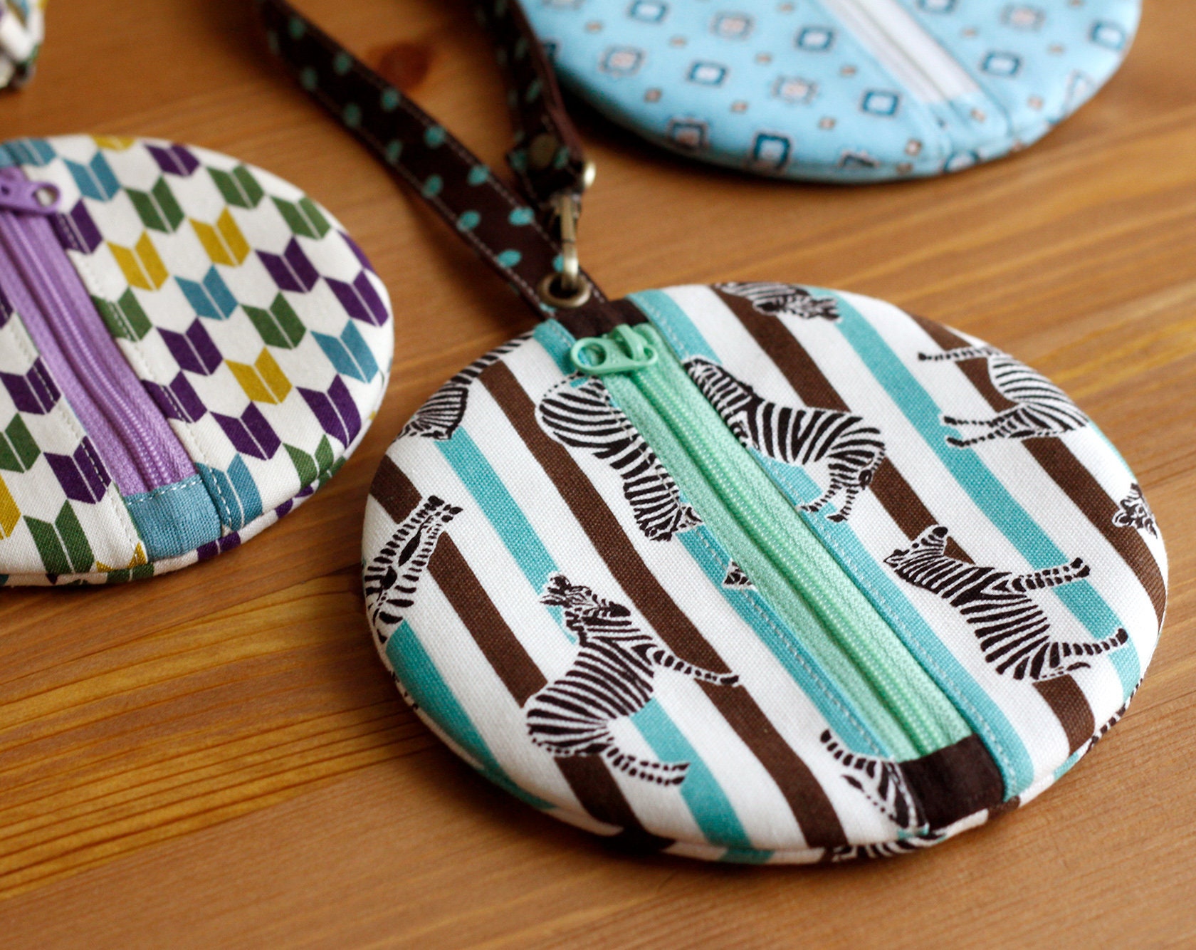 Pattern Tutorial of Round Zip Handbag Moon Wallet - Etsy