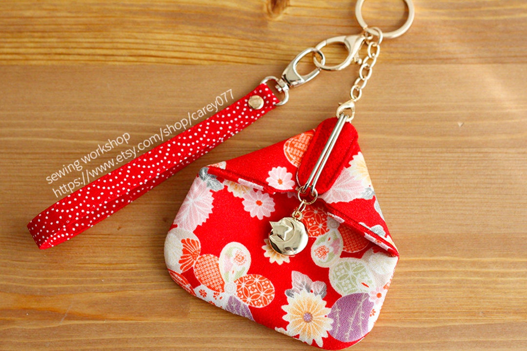 Pattern; Japanese Slide Clasp Rice-ball-shaped Clasp Purse/ Step by ...