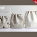 Pattern Dumpling Drawstring - Etsy