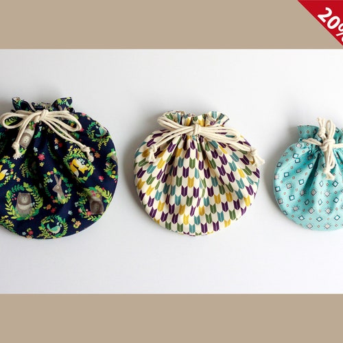 Pattern PDF Tutorial of Drawstring Bag Step-by-step - Etsy