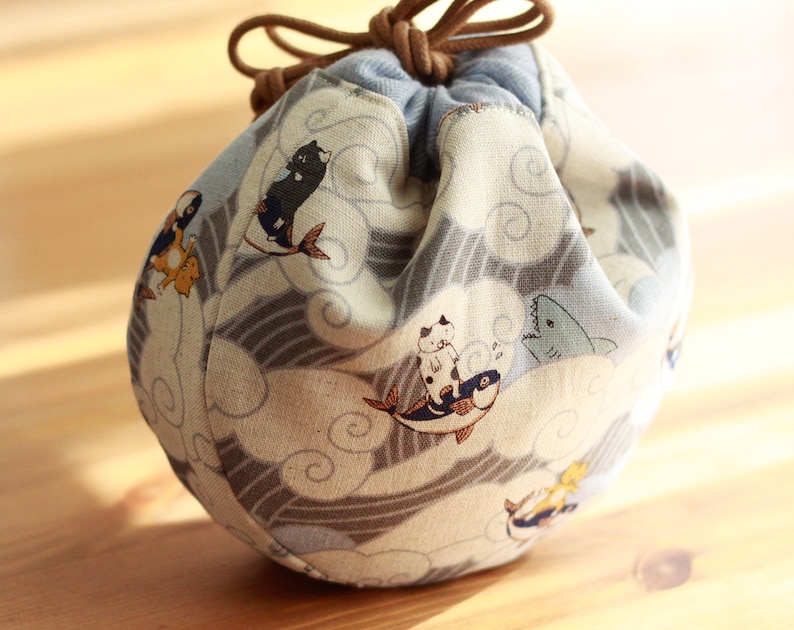 Pattern; PDF Tutorial of Drawstring Bag; Step-by-step Instruction and ...