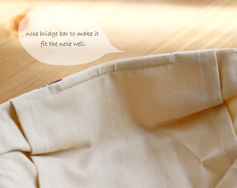 PDF Tutorial and Pattern of 3D Boat-shaped face maskKeep | Etsy